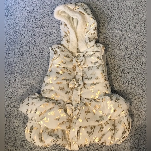 Little Lass | Jackets & Coats | Littlelass Girls Vest Whoodsparkles And ...